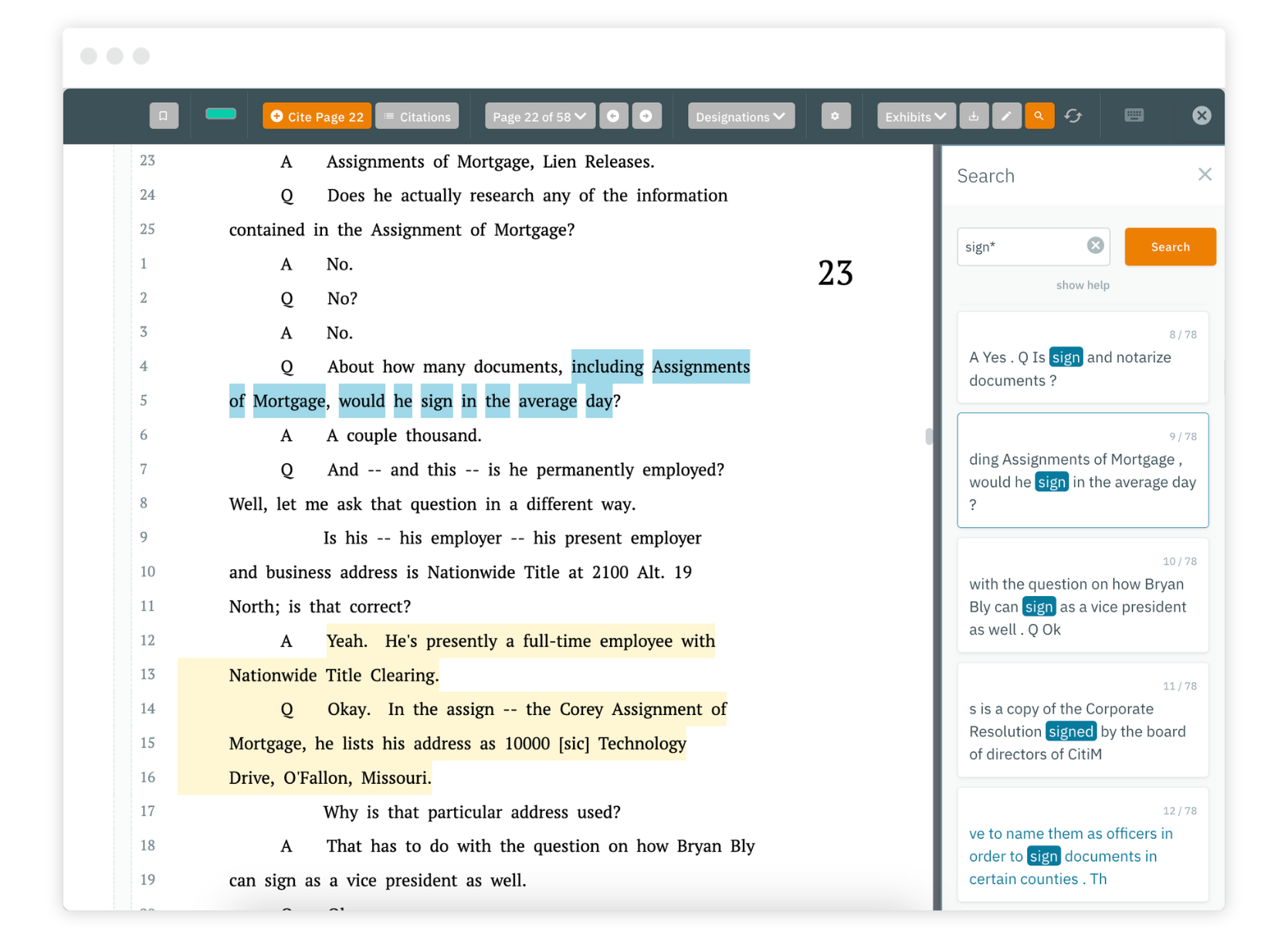 Deposition & Transcript Management Software | CaseFleet Deposition & Transcript Management Software | CaseFleet